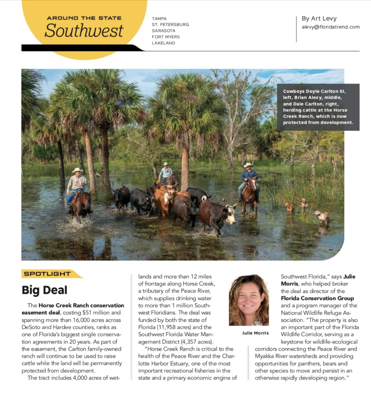 FloridaTrend: The Horse Creek Ranch Conservation Easement Deal ...